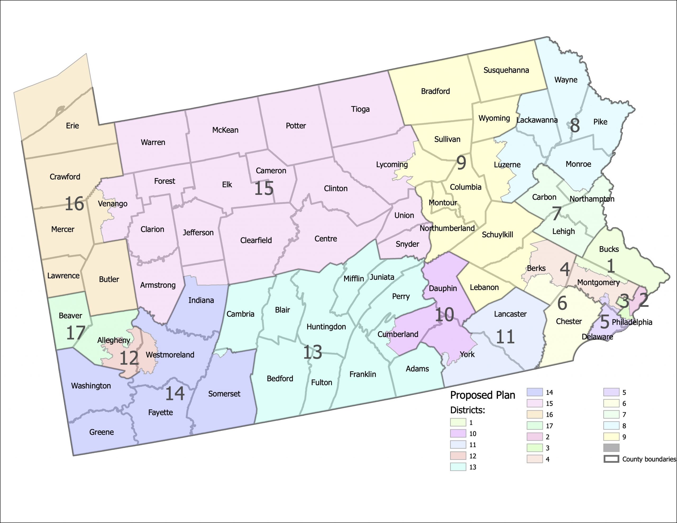 Pennsylvania high court picks new map of US House districts | News ...